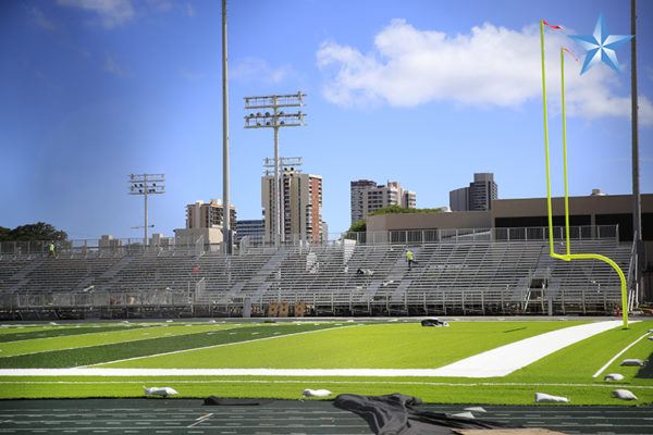 Renovations continue at Ching Field for the upcoming University of ...