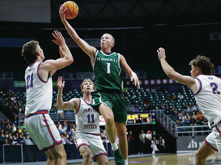 UH men put on basketball show in first appearance | Honolulu Star ...