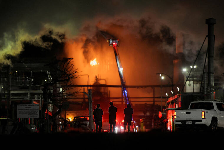 Large fire hits Chevron’s L.A. refinery, disrupting California’s fuel ...
