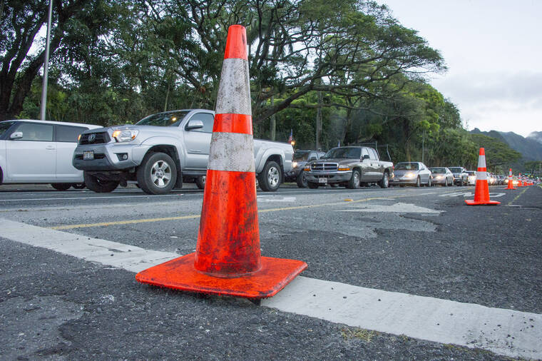 Lane closures today for new speed table on Pali Highway | Honolulu Star ...